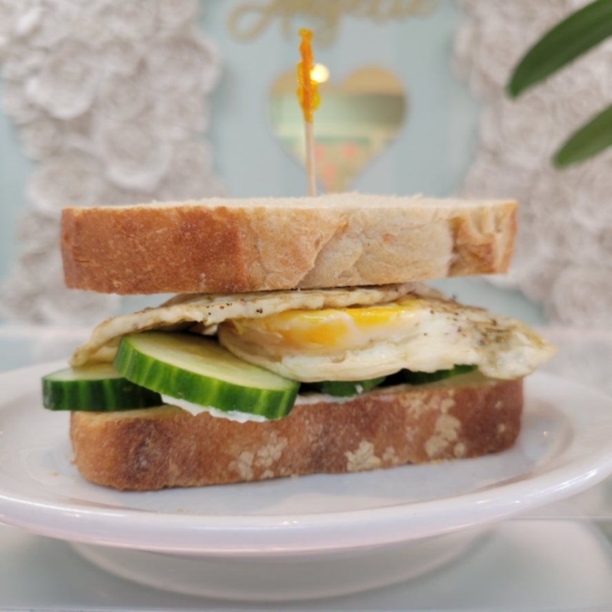 European Cucumber And Egg Toast | Angelic Bakery & Desserts